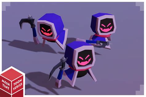 Reaper Toon Series 3d Creatures Unity Asset Store