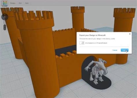 Tinkercad Lets You Export 3d Designs Into Minecraft