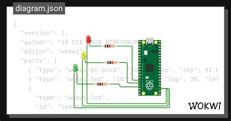 Traffic Light Wokwi ESP32 STM32 Arduino Simulator
