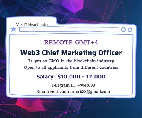 Viet Nguyen ↗️ On Linkedin Viet688 Blockchainjobs Web3 Chiefmarketingofficer