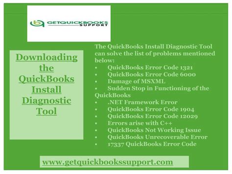 PPT QuickBooks Install Diagnostic Tool PowerPoint Presentation Free Download ID