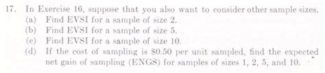17 In Exercise 16 Suppose That You Also Want To Chegg Com