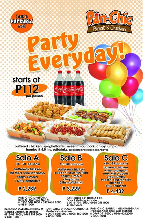 Pan Chic Philippines Menu And Prices August 2025 Philmenu