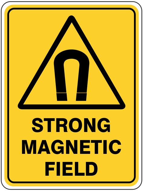 Strong Magnetic Field Discount Safety Signs New Zealand