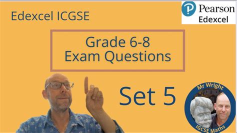 Edexcel Igcse Maths Exam Questions Grade 6 8 Set 5 Youtube