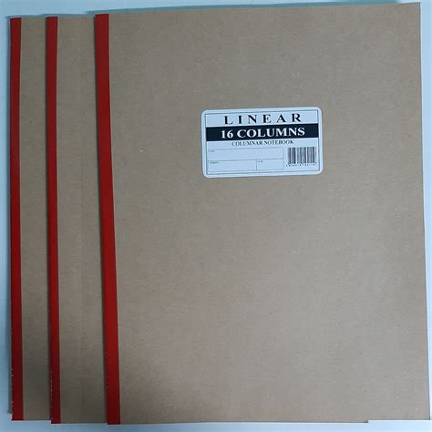 Linear 16 Columns Columnar Notebook Lazada Ph