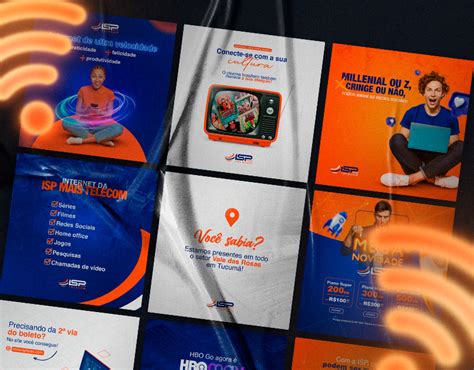 Social Media Isp Telecom Behance