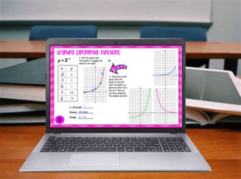 Exponential Functions Graphing Activity Digital Plus Print By Joan Kessler