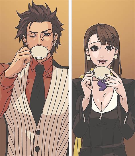Mia Fey And Diego Armando Ace Attorney And 1 More Drawn By Lcageki