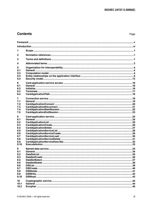 ISO IEC Identification Cards Integrated Circuit Card Programming Interfaces Part