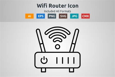 Wifi Router Vector Outline Icon Graphic By Abidehtisham Creative Fabrica