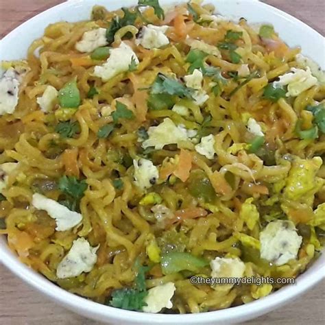 Egg Maggi Egg Maggi With Vegetables Street Style Anda Maggi