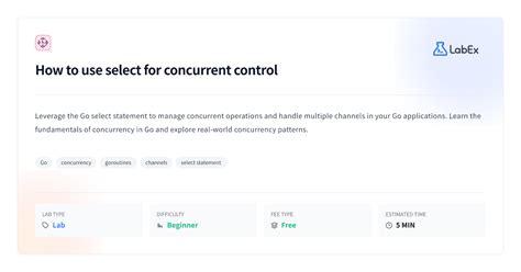 How To Use Select For Concurrent Control Labex