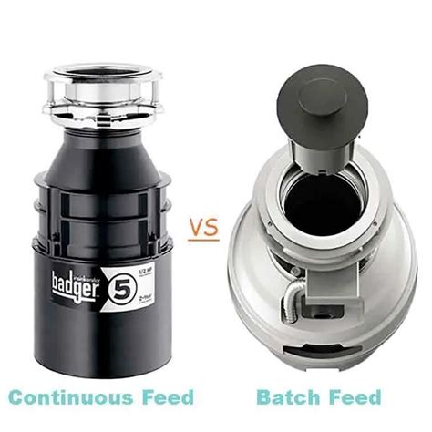 Batch Feed Vs Continuous Feed Garbage Disposals Key Differences