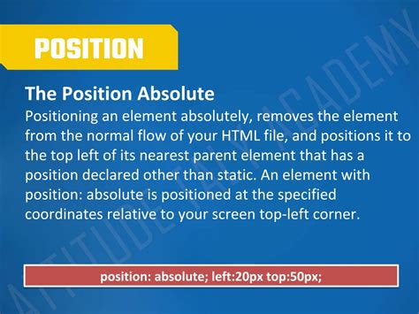 Ppt Introduction To Css Position Lesson 10 Powerpoint Presentation