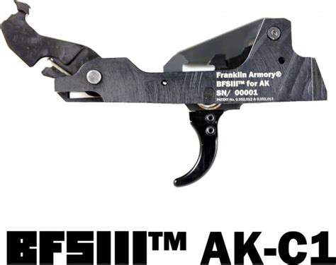 Franklin Armory 5718a Bfsiii Ak C1 Binary Curved Trigger For Aks