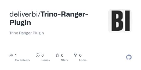 Github Deliverbitrino Ranger Plugin Trino Ranger Plugin