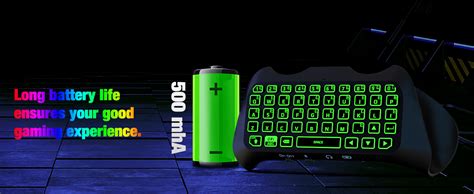 Moko Rgb Backlight Keyboard For Ps5 Controller Bluetooth Wireless Mini Gamepad