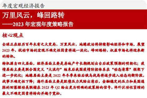 当前国内宏观经济形势分析，2023年宏观经济形势分析与展望 报告智库