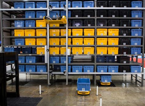 Automated Storage And Retrieval System Stock Image Image Of Store Automated 333502077