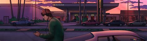 Alone Guy Joying His Lonely Company 4k Wallpaper Download