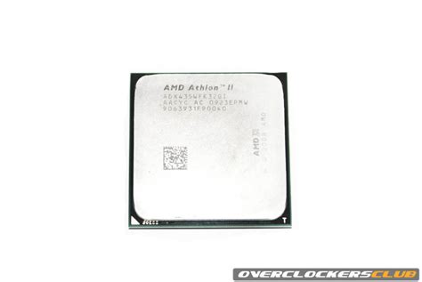 Amd Athlon Ii X Athlon Ii X E Processor Review Overclockers Club