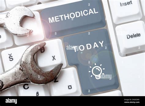 Text Sign Showing Methodical Business Approach System Of Methods Used