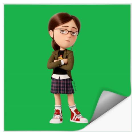 Despicable Me Margo Stickers Sold By Unsettling Section Sku