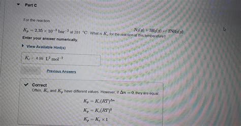 Solved What Is The Unitless Thermodynamic Equilibrium