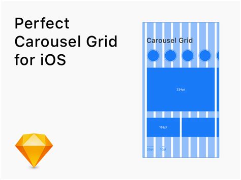 Ios Carousel Grid Freebie Download Sketch Resource Sketch Repo