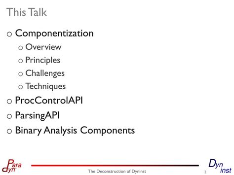 ppt the deconstruction of dyninst powerpoint presentation free download id 2470527