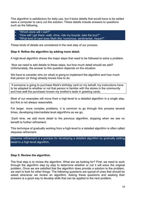 Unit 1 Problem Solving With Algorithm Pdf