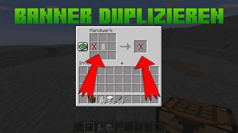 Minecraft BANNER DUPLIZIEREN KOPIEREN So Gehts YouTube