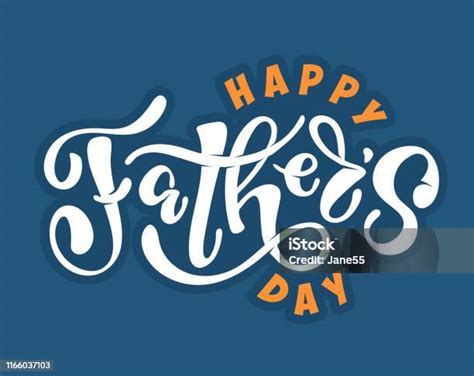 엽서 카드 초대장 용 해피 아버지의 날 레터링 타이포그래피 세트 인사말 카드 벡터 일러스트 레이션 Eps 10 아빠 아빠 로고