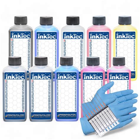 10 X 100ml Inktec® Ink Refill Ink For Canon Pixma Pro 10 S Cartridge