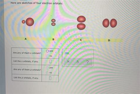 Solved Here Are Sketches Of Four Electron Orbitals O 8 Chegg Com
