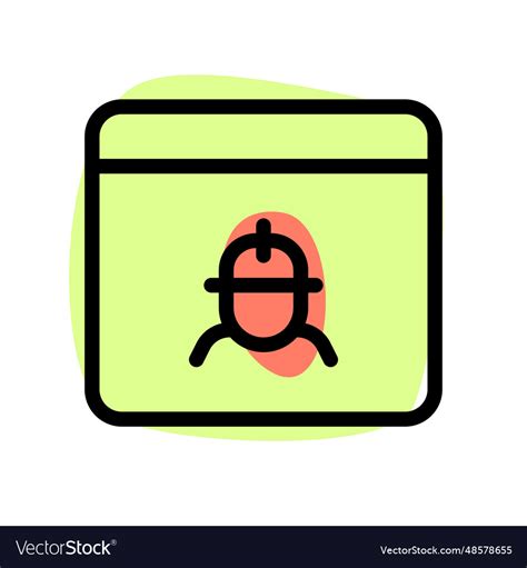 Web Content Script Run Via Browser Worker Vector Image