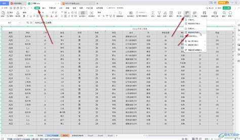 Wps Excel根据内容自动调整列宽怎么设置 Wps表格自动拉伸大小的方法教程 极光下载站