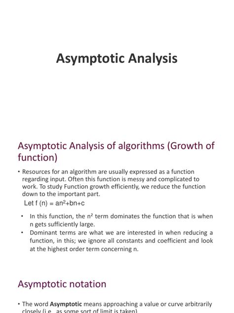 asymptotic analysis pdf asymptote time complexity