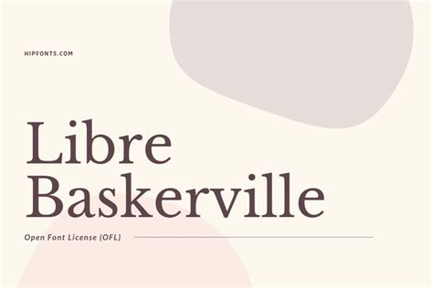 Libre Baskerville Classic And Timeless Serif Typeface For Elegant Designs Hipfonts