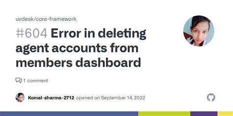 Error In Deleting Agent Accounts From Members Dashboard · Issue 604 · Uvdeskcore Framework