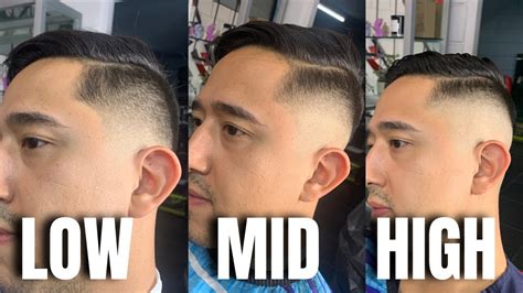 Low Mid And High Skin Fade Popular Mens Haircuts