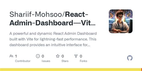 Github Shariif Mohsooreact Admin Dashboard Vite Edition A Powerful And Dynamic React Admin