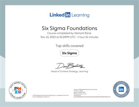 Hemant Rane On Linkedin Certificate Of Completion