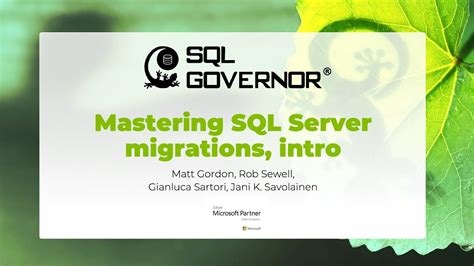webinar mastering sql server migrations part 1 the big picture youtube