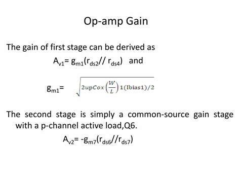 CMOS OPAMP PowerPoint Slides LearnPick India