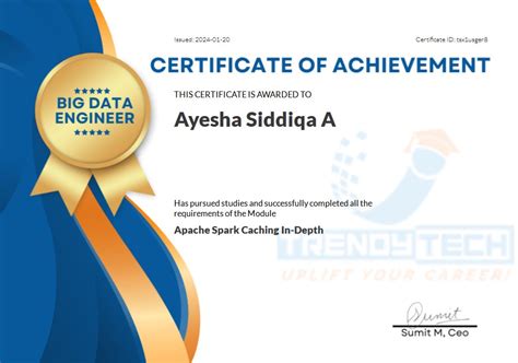 Bigdata Trendytech Certification Dataengineer Ayesha Siddiqa A