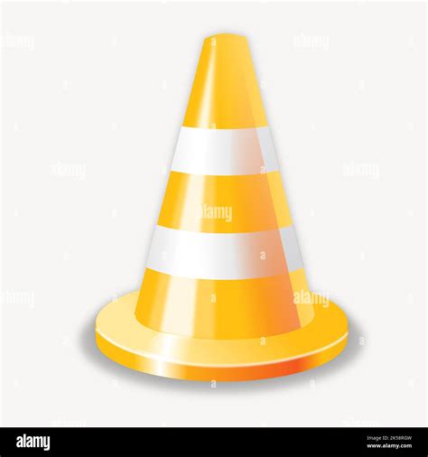 Yellow Traffic Cone Clipart Illustration Vector Stock Vector Image And Art Alamy