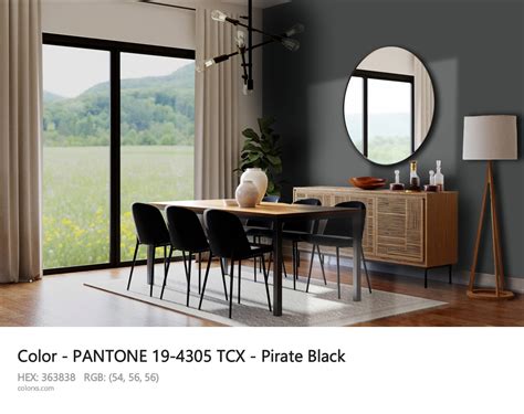 About Pantone 19 4305 Tcx Pirate Black Color Color Codes Similar