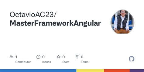 GitHub OctavioAC MasterFrameworkAngular